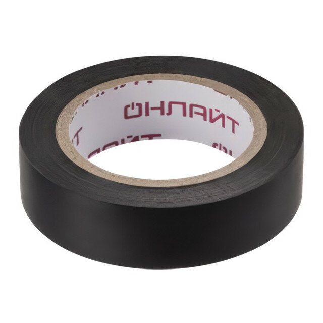 Изолента онлайт 0,13х15мм черный 10м