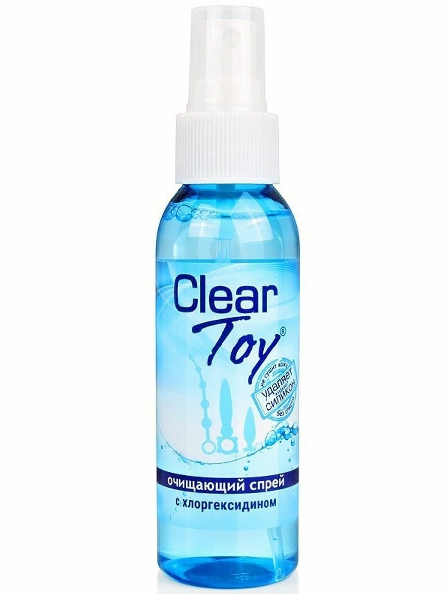CLEAR TOY антимикробный очищающий спрей для секс-игрушек, 100мл