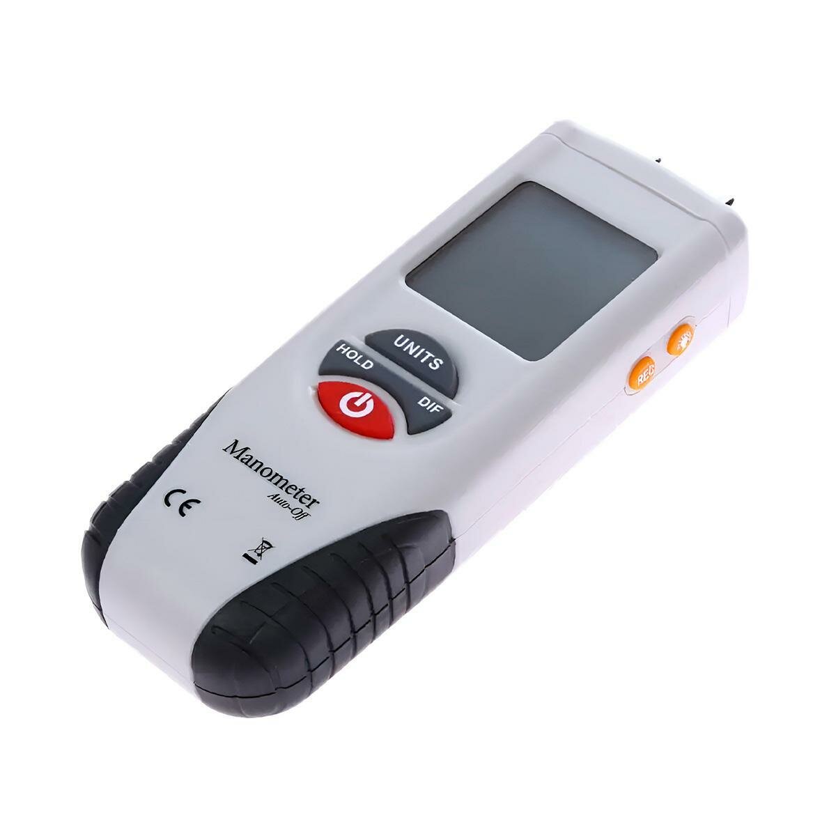 Манометр для измерения давления воздуха - HTI-1895-HT (9V) (E11017CI), манометр для измерения газа, регулятор давления воздуха и жидких сред.