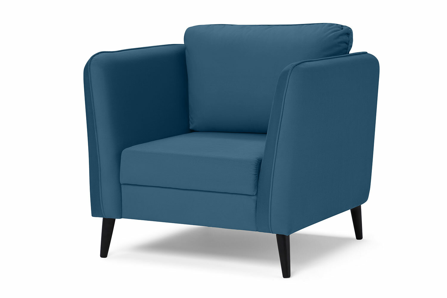 Кресло SCANDICA Аликанте, 91х89х92 см, обивка велюр, цвет синий