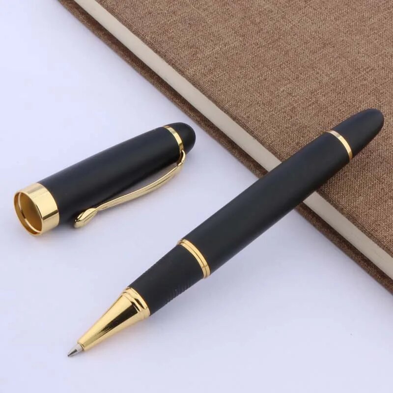 Шариковая ручка JINHAO 450 черная металлическая