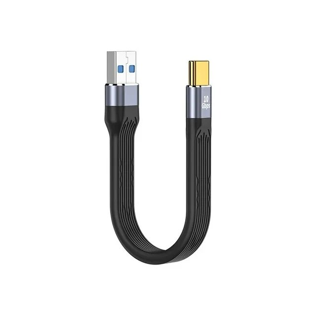 Портативный USB-кабель A Type-C 10 Гбит/с для передачи данных, 100 Вт, быстрая зарядка, A to C 100W