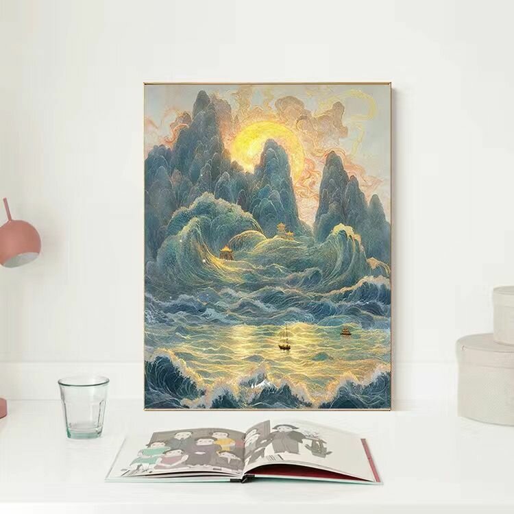 Вышивка крестом, набор для вышивания крестом, канва 11CT 40x50 см, полная зашивка (без подрамника, без рамы)