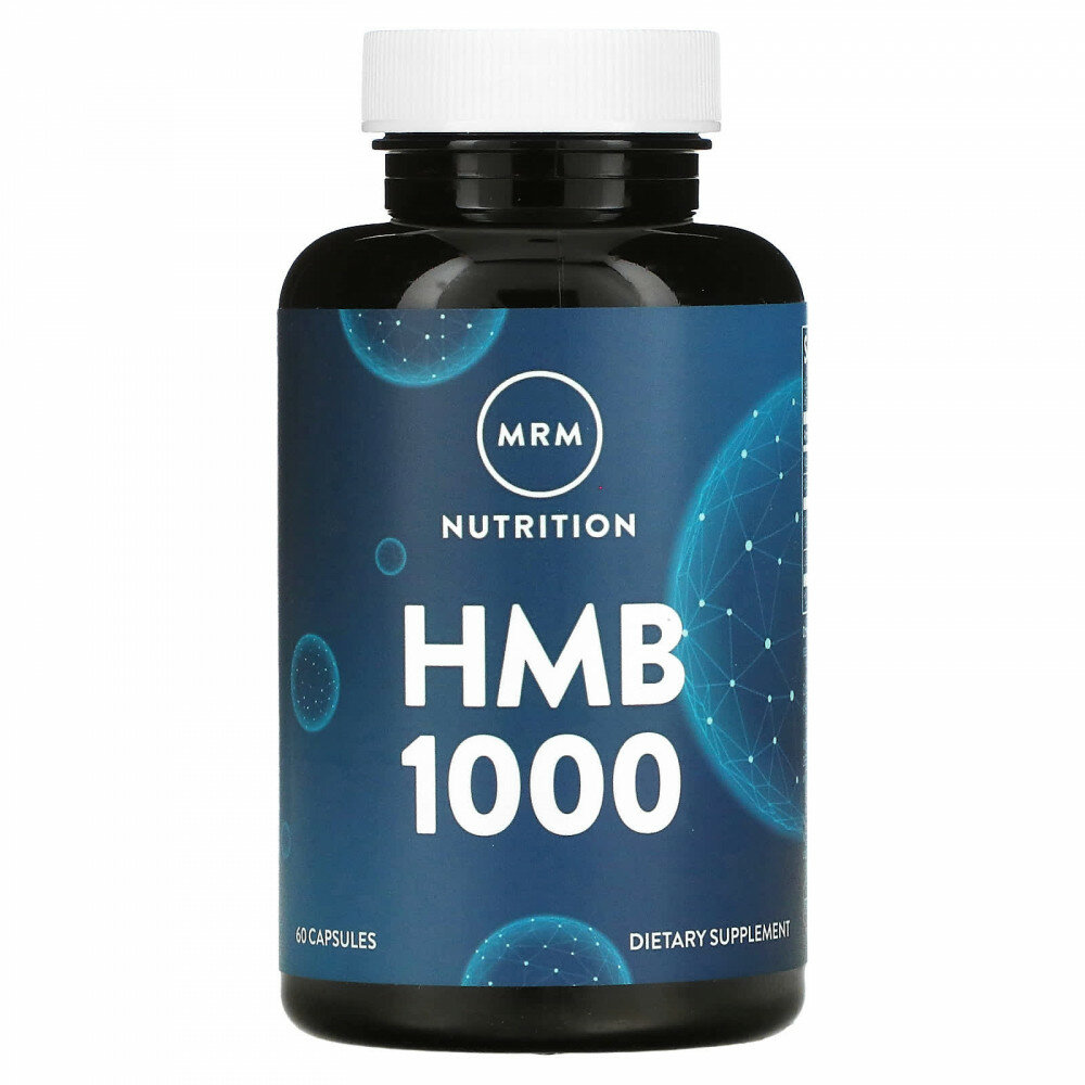 MRM Nutrition, HMB 1000, 1000 мг, 60 капсул