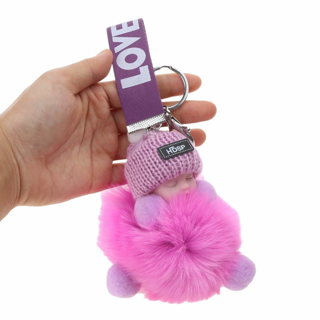 (1шт) Плюшевый брелок-подвеска для спящей куклы-Цвет Таро