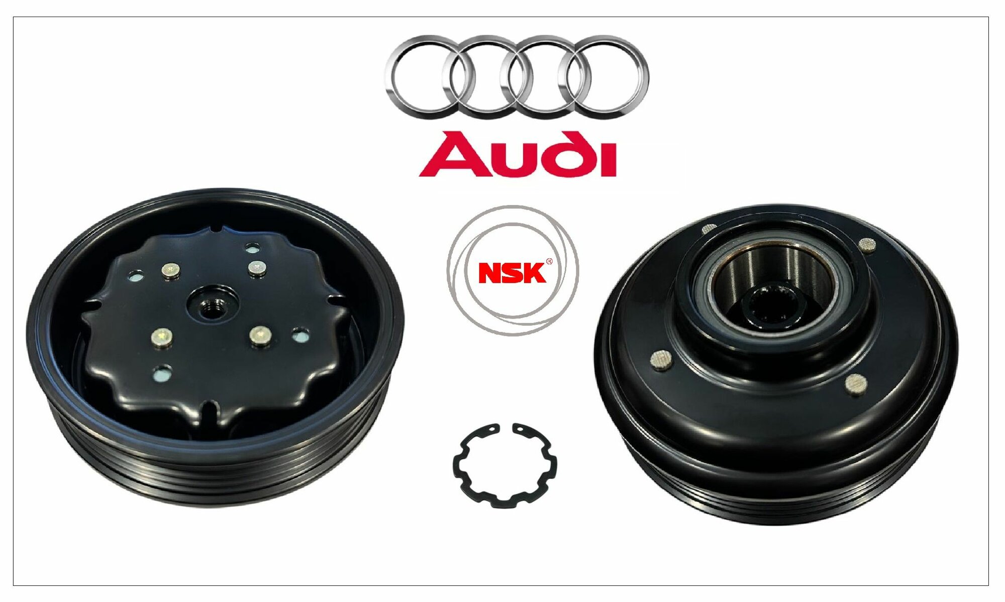 Муфта компрессора кондиционера NSK Japan A6 Allroad II A4 8E