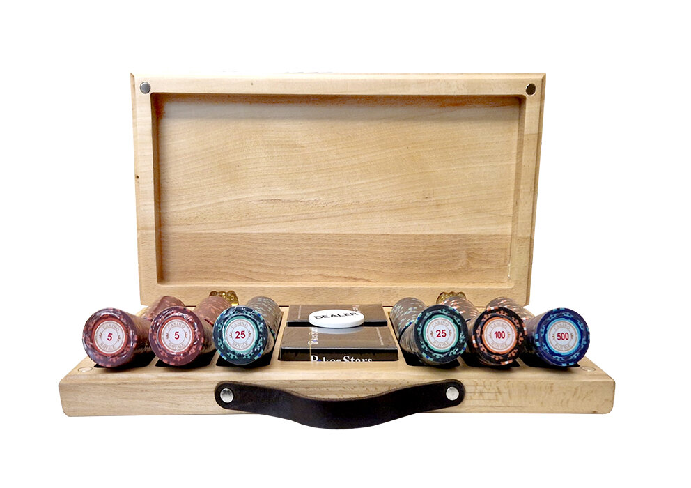 Partida Набор для покера Casino Royale на 300 фишек в кейсе из бука, Partida