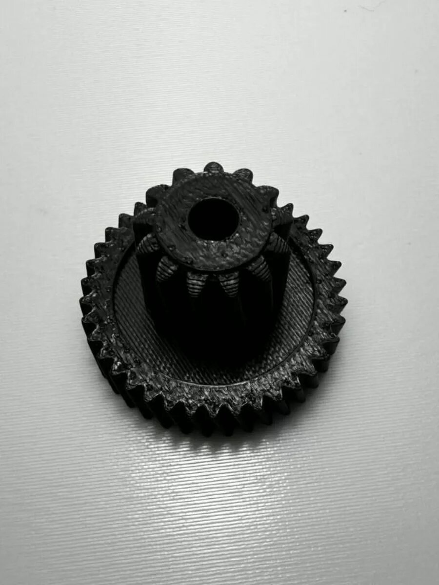 Шестерня для блендера Bosch, прочная конструкция, черного цвета