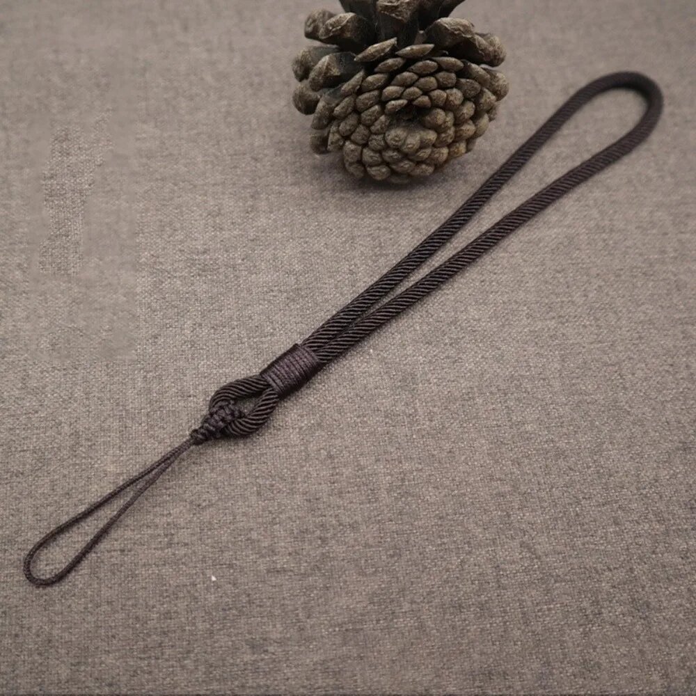 Модный плетеный веревочный ремешок для телефона ручной работы, простой ремешок для телефона, короткая веревка на запястье, аксессуары для телефона