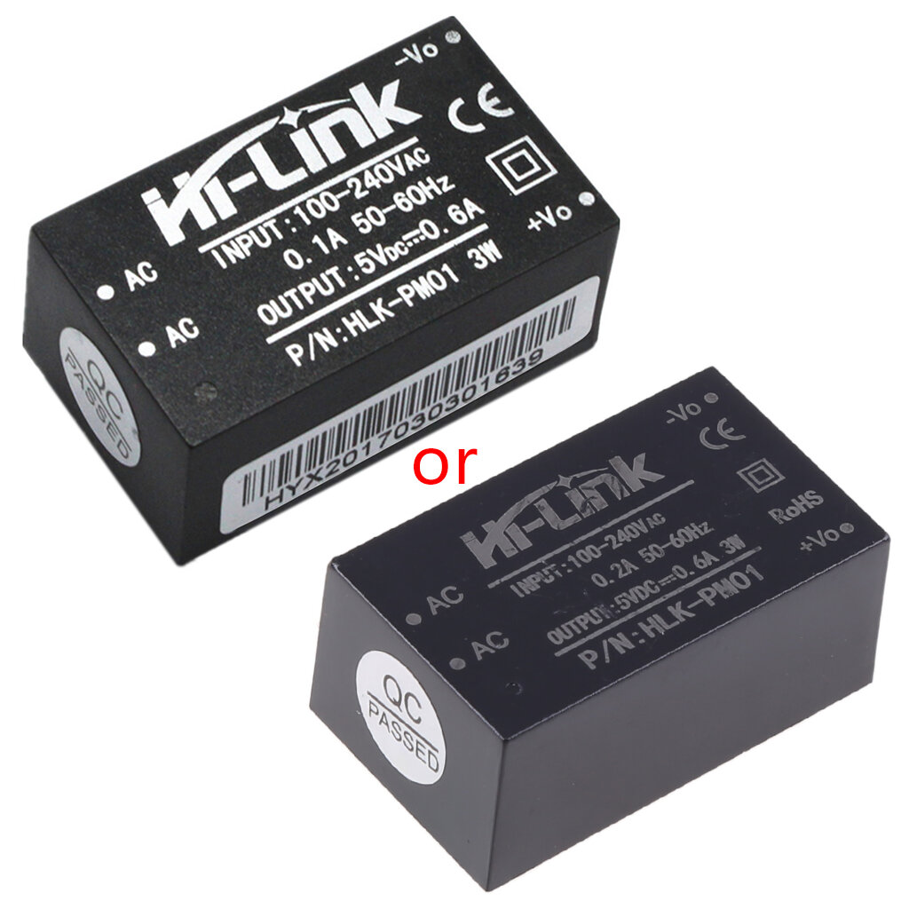 Понижающий модуль питания переменного тока от 220 В до 5 В постоянного тока, 3 Вт, мини-трансформатор, понижающий преобразователь