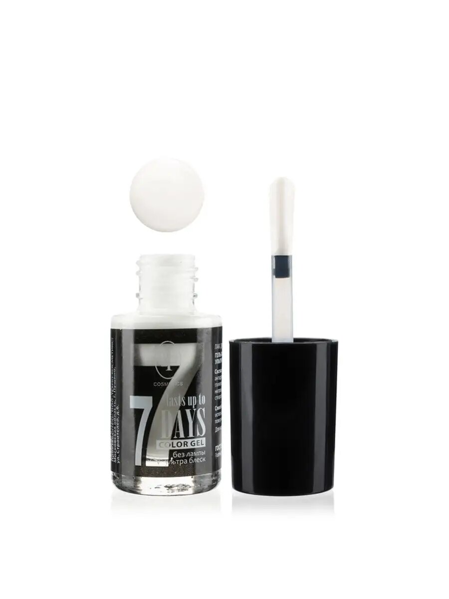 Лак для ногтей Color Gel 249 белый 8 мл