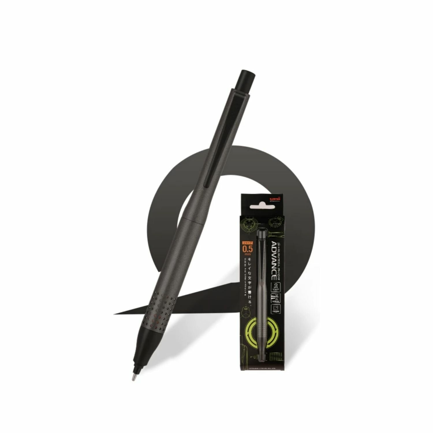 Механический карандаш Uni KURU TOGA Advance M5-1030 0,5 мм металлический корпус вращение стержня для плавного письма