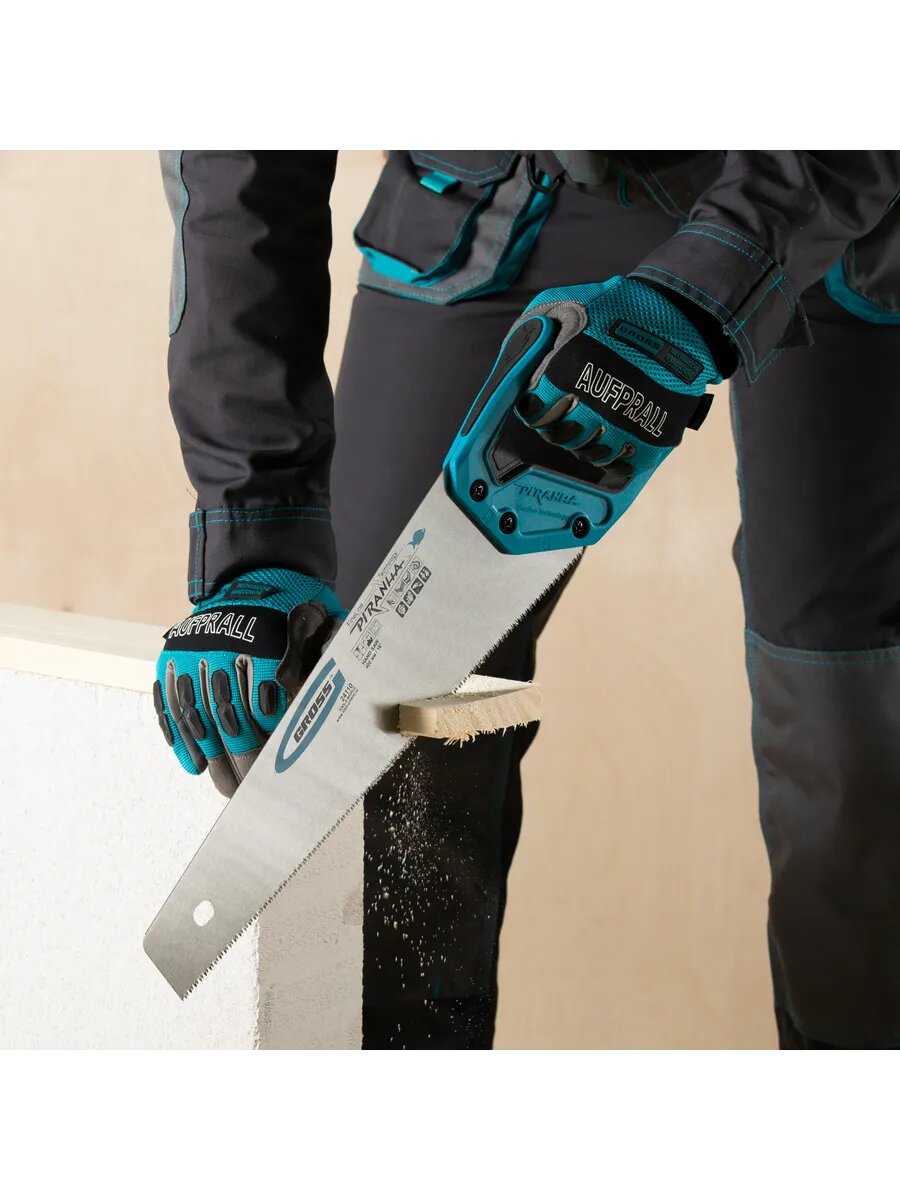 Ножовка по дереву Piranha, 400 мм, 11-12 TPI, зуб-3D