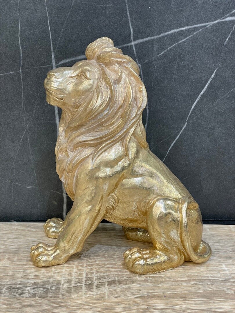 Статуэтка Лев Casaentera CE02-817216 золото 100х165х185h