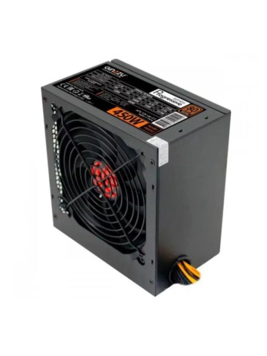 Блок питания PB450 PB450 80 PLUS черный 450 Вт, 80+ Standart