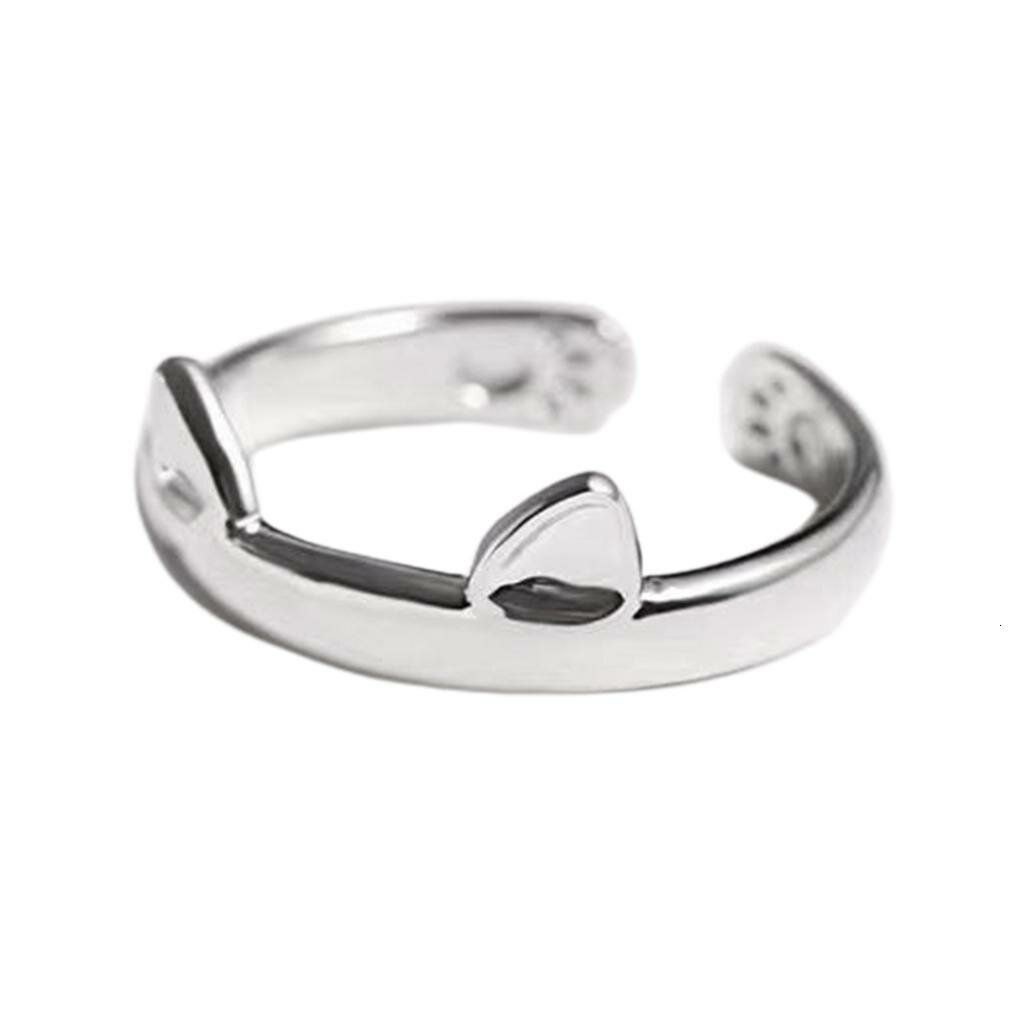 Милые кольца с изображением лапок и ушек для девушек-подростков, - 1