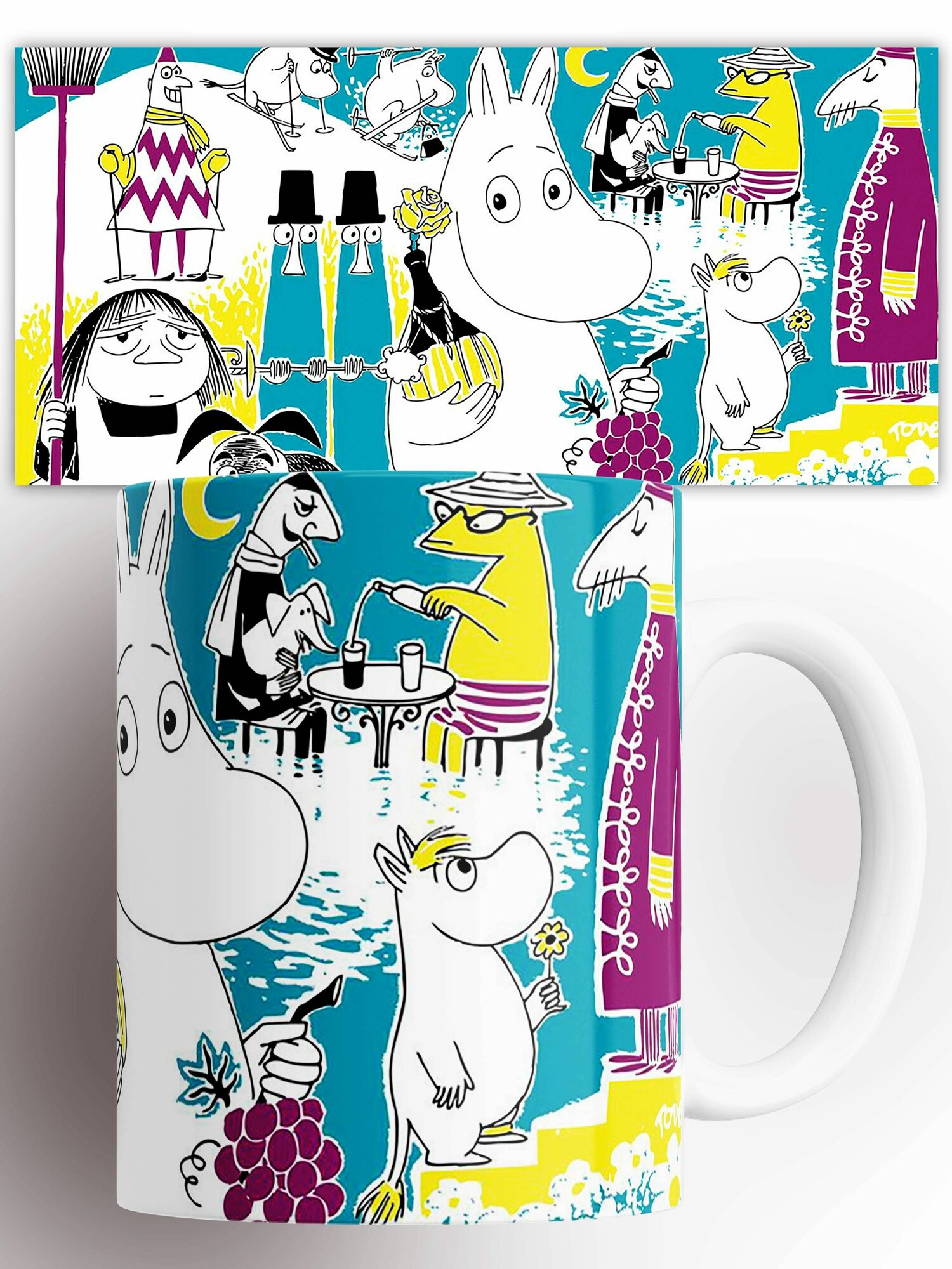 Кружка Муми-тролли Tanoshii Muumin Ikka 330 мл