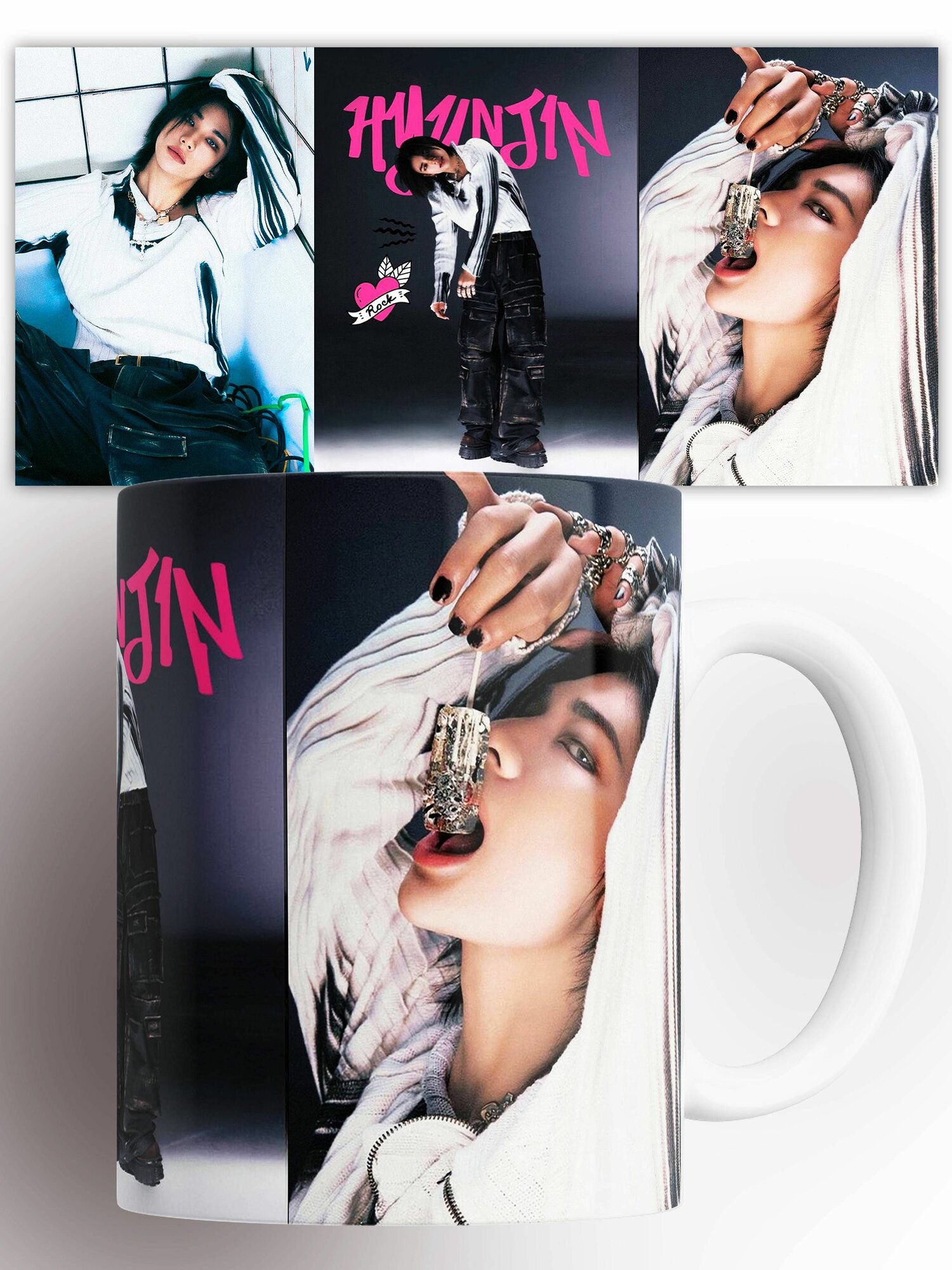 Кружка Стрей Кидс Stray Kids K POP Хенджин 330 мл