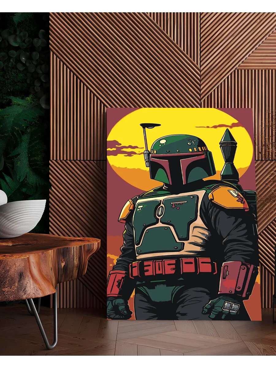 Картина по номерам Мандалорец_Звездные-Войны