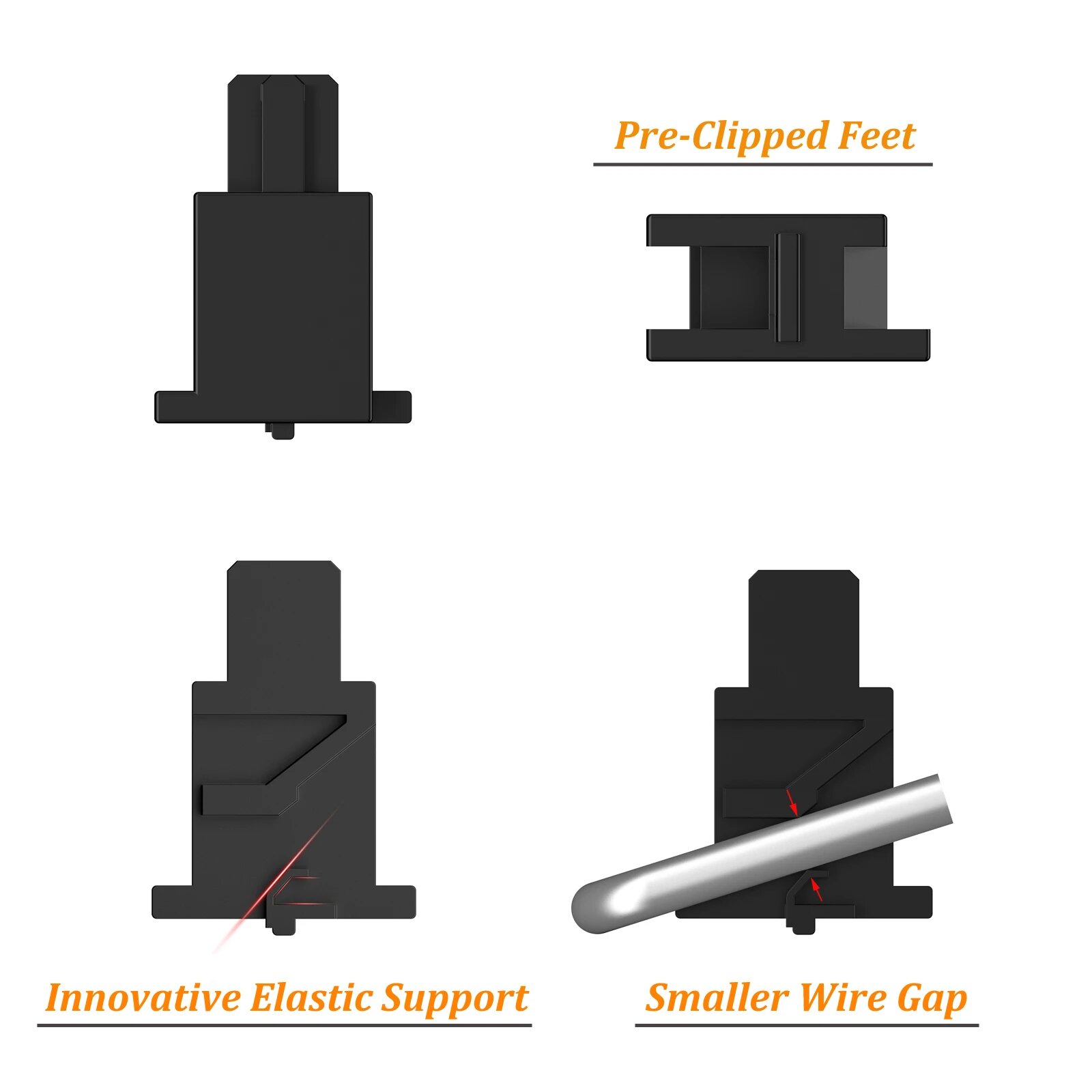 DUROCK Plate Mount Stabilizers V3 Белый V3 CS 7x2u 1x6.25u — фото 1