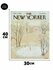 Постер New Yorker Нью Йоркер февраль, 30 x 40 см (без полей), бумага, без рамы