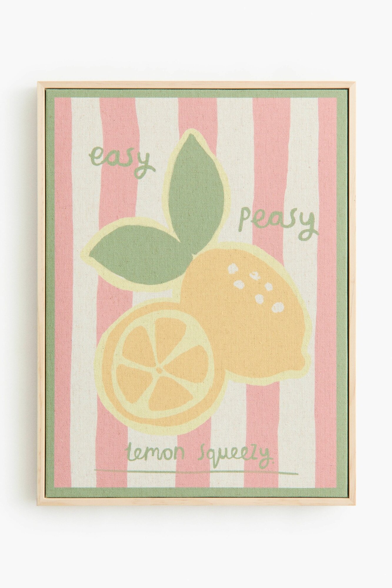 Декор стен с изображением животных H&M Easy Peasy Lemon 30x40 см