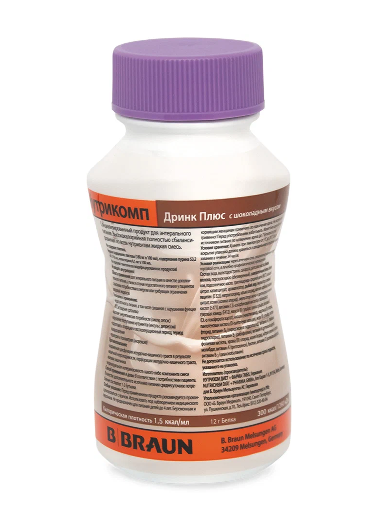 Нутрикомп Дринк плюс 200мл шоколад