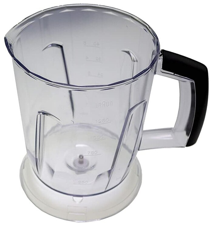 Для блендера Braun: чаша измельчителя (1250 мл). С резиновым кольцом-ножкой. (Арт. 7050277)