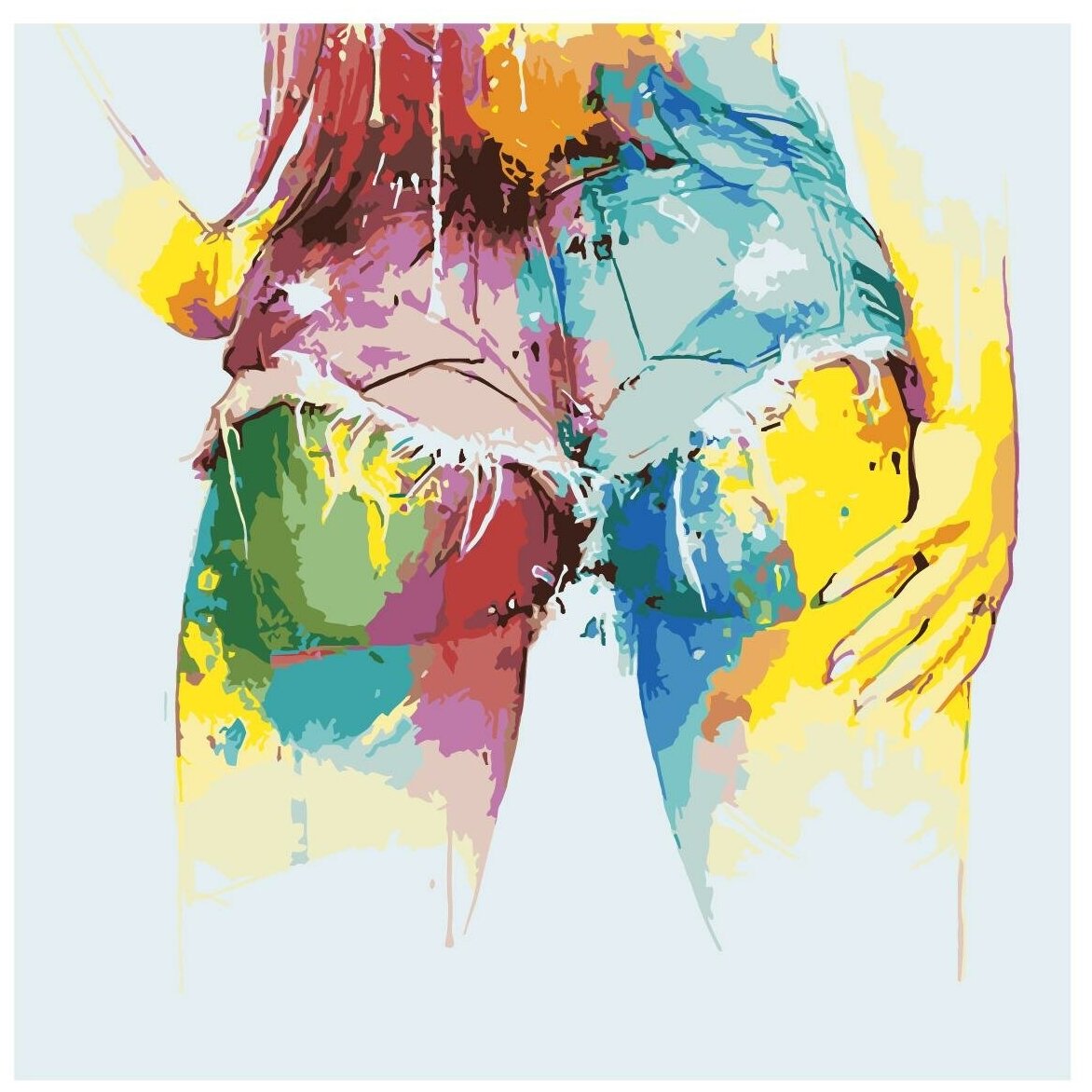 Картина по номерам, "Живопись по номерам", 80 x 80, RO206