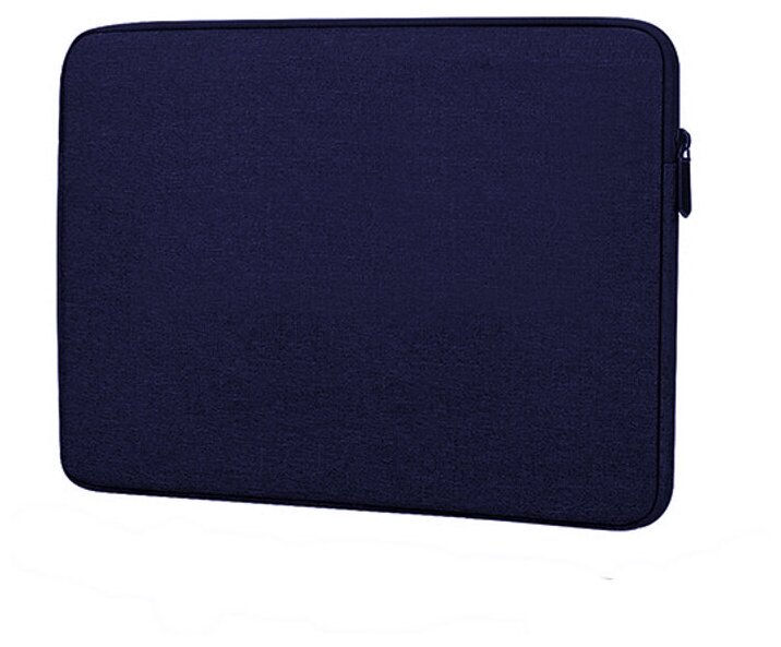 Чехол для ноутбука до 14", ударопрочный защитный NOVELEKA, тёмно-серо-синий