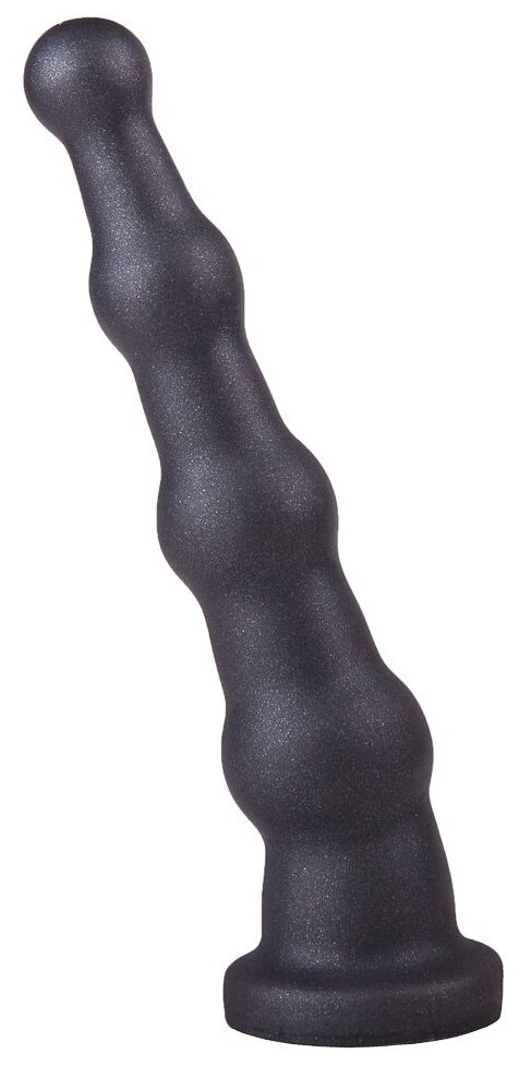 LOVETOY (А-Полимер) Анальная пробка+ Plug Platinum, D: 3.2 см, длина: 18 см, черный