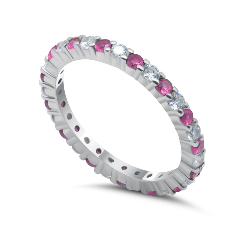 Кольцо, серебро, 925 проба, фианит