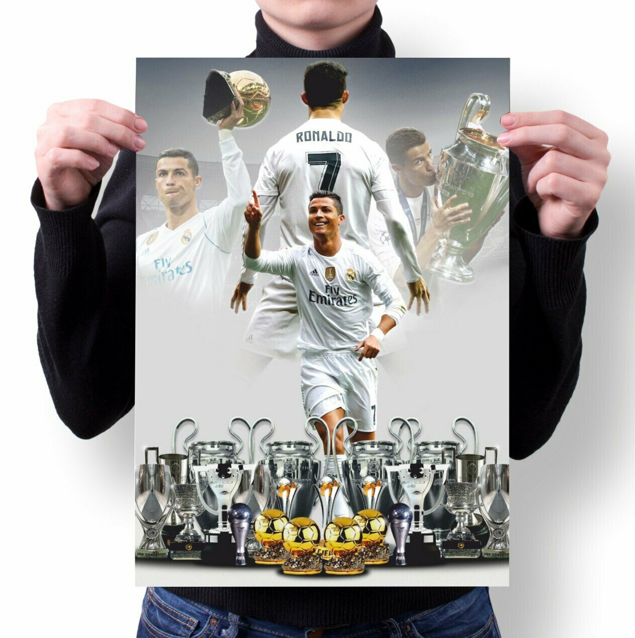 Плакат А3 Принт "Криштиану Роналду" - 15