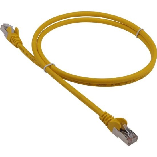 Патч-корд Lanmaster LSZH FTP кат.5e, 2.0 м, желтый