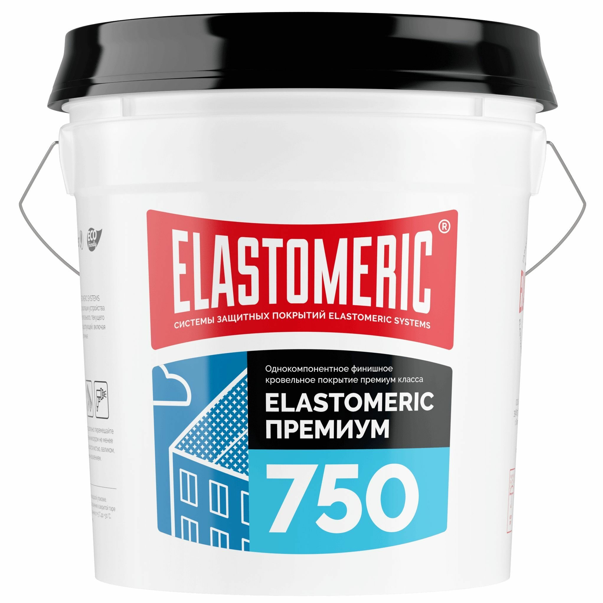 Покрытие кровельное акриловое 20кг. ELASTOMERIC - 750 Premium