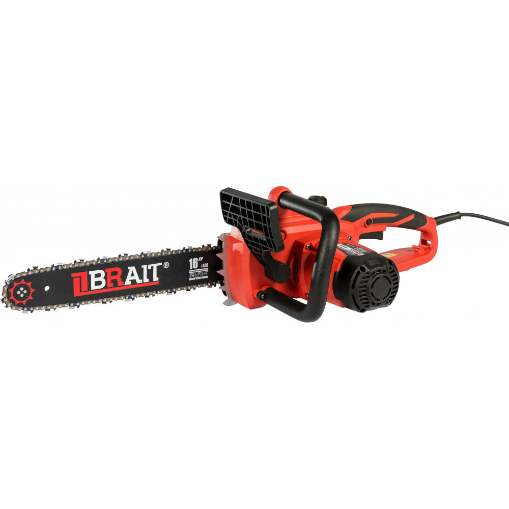 Электрическая цепная пила BRAIT BR-2400 с мощностью 2400 Вт, длиной шины 16 дюймов и масляным баком