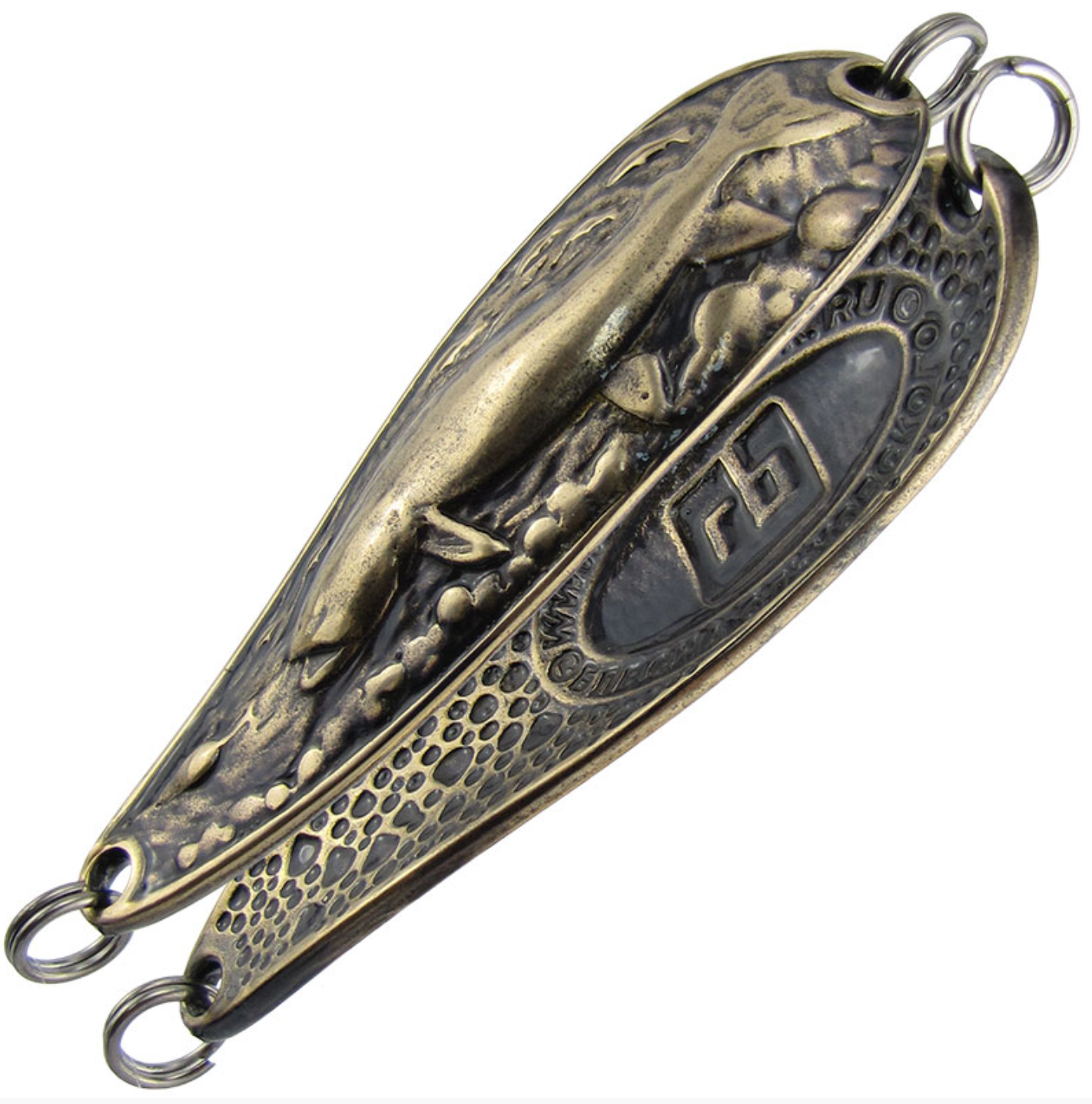 Блесна из латуни RB (Русская Блесна) Адмирал 45г -63, 110mm