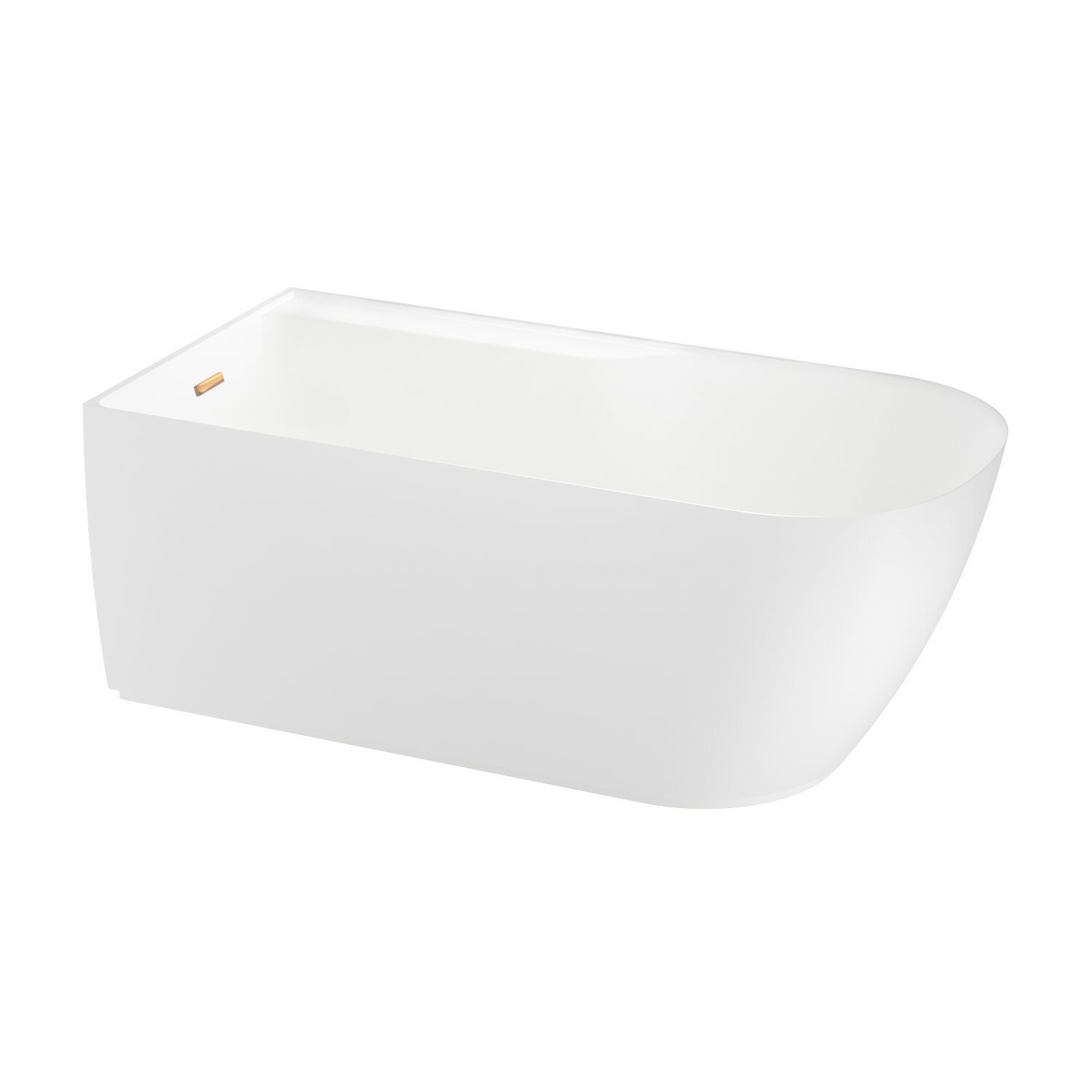 Отдельностоящая ванна акриловая 167 х 82 см Wellsee Camellia 2.0 236201004 в наборе 4 в 1: ванна белый глянец (левый разворот), ножки, экран, слив-перелив