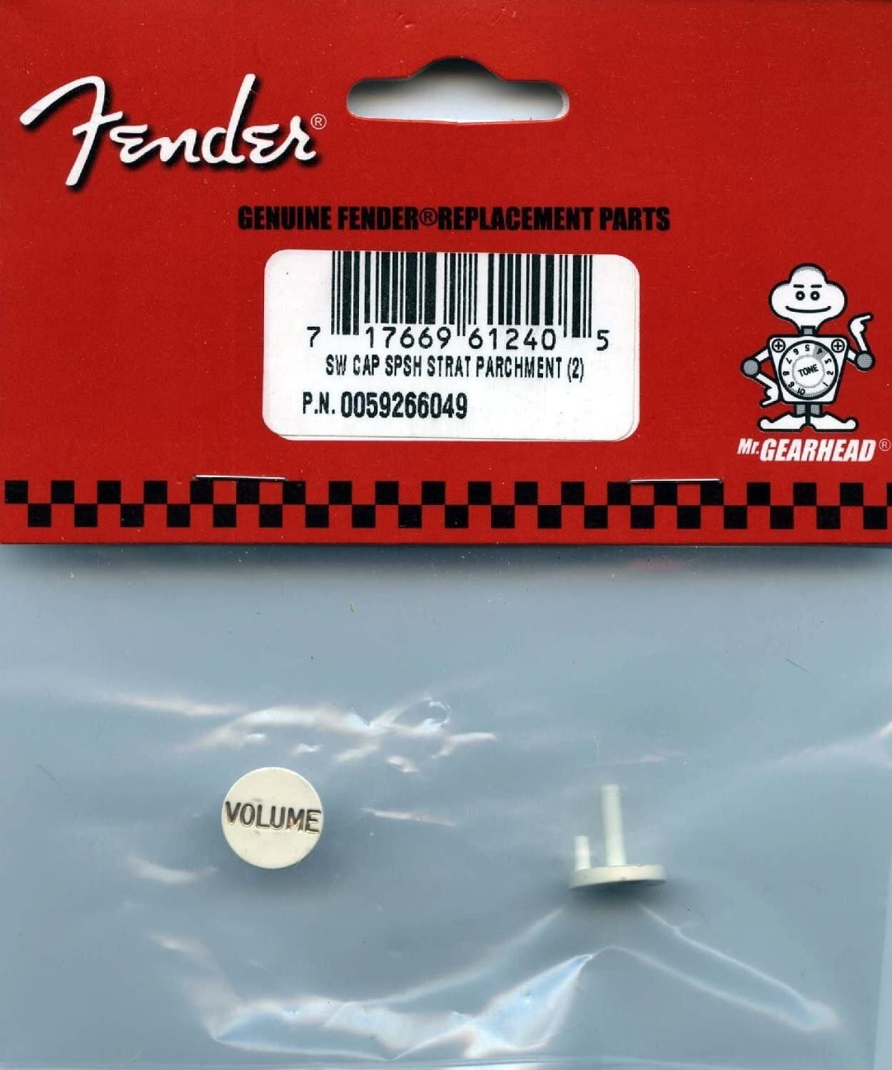 Колпачок-насадка для двойных потенциометров типа Fender S-1, кремовые, 2 шт в комплекте