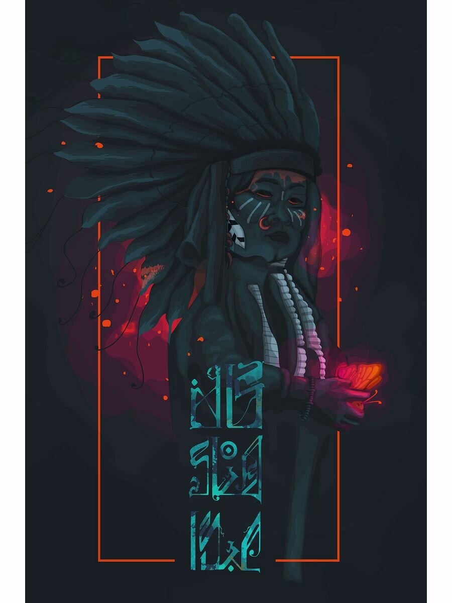 Постер "Темный индеец"