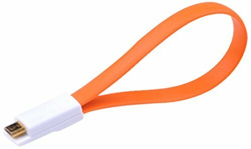 Кабель Magnet Trim, Micro USB, интерфейсный, оранжевый, 0,06 м