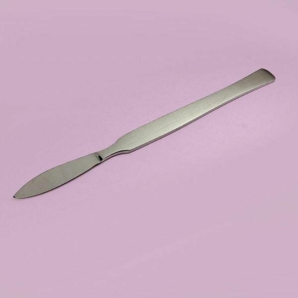 Скальпель медицинский остроконечный 150мм, затупленный, металл, 1шт.