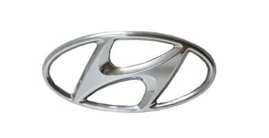 Эмблема задняя для Hyundai Solaris 2017- / арт. 86341H5000 / Оригинал MOBIS