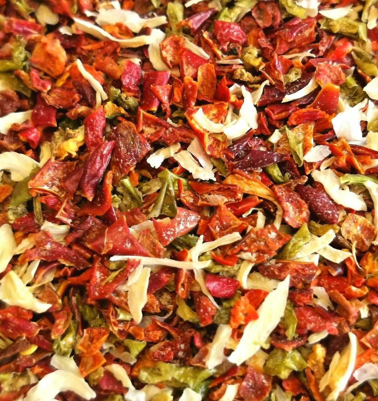 Приправа декор "Радужная" KINGSPICE, для овощей/грибов/риса/макарон/пиццы, 200 гр.