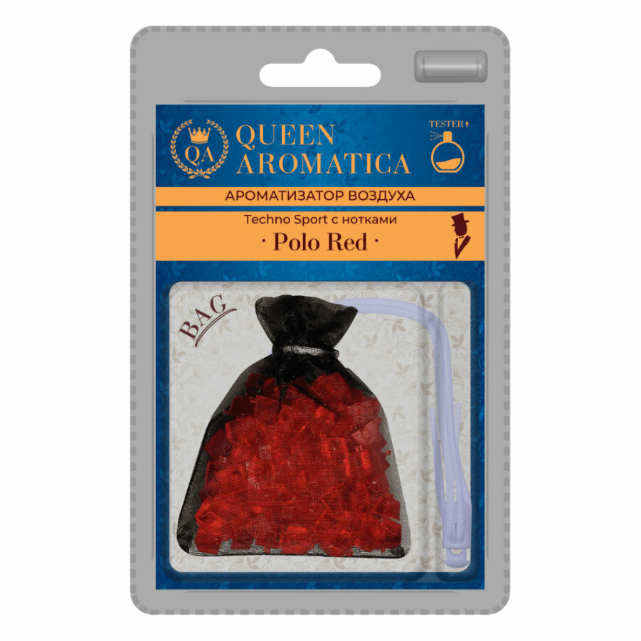 Ароматизатор Queen Aromatica мешочек Techno Sport (Polo Red) QA-B-17