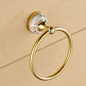 Настенная Полка для полотенец, набор аксессуаров для ванной комнаты, керамическая Твердая Нержавеющая фурнитура для ванны, хромированный держатель для туалетной щетки