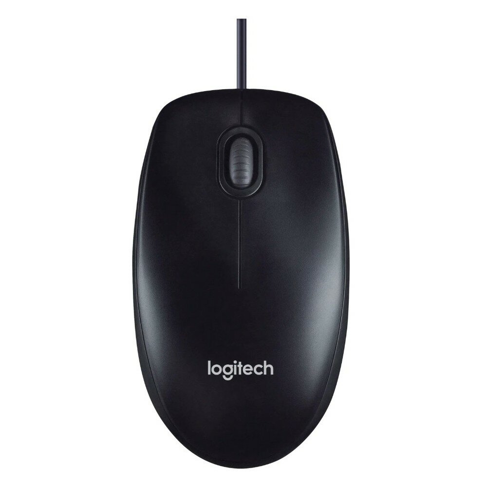 Мышь проводная LOGITECH M90 black (USB, 1000dpi, 2but) (910-001795)