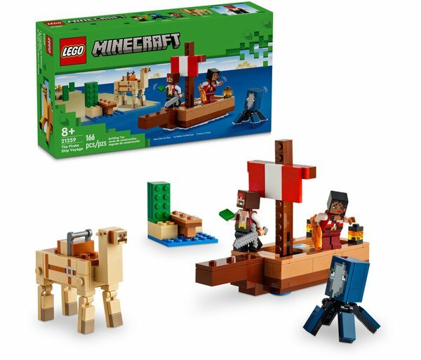 Конструктор LEGO Minecraft 21259 Путешествие пиратского корабля (Lego 21259)