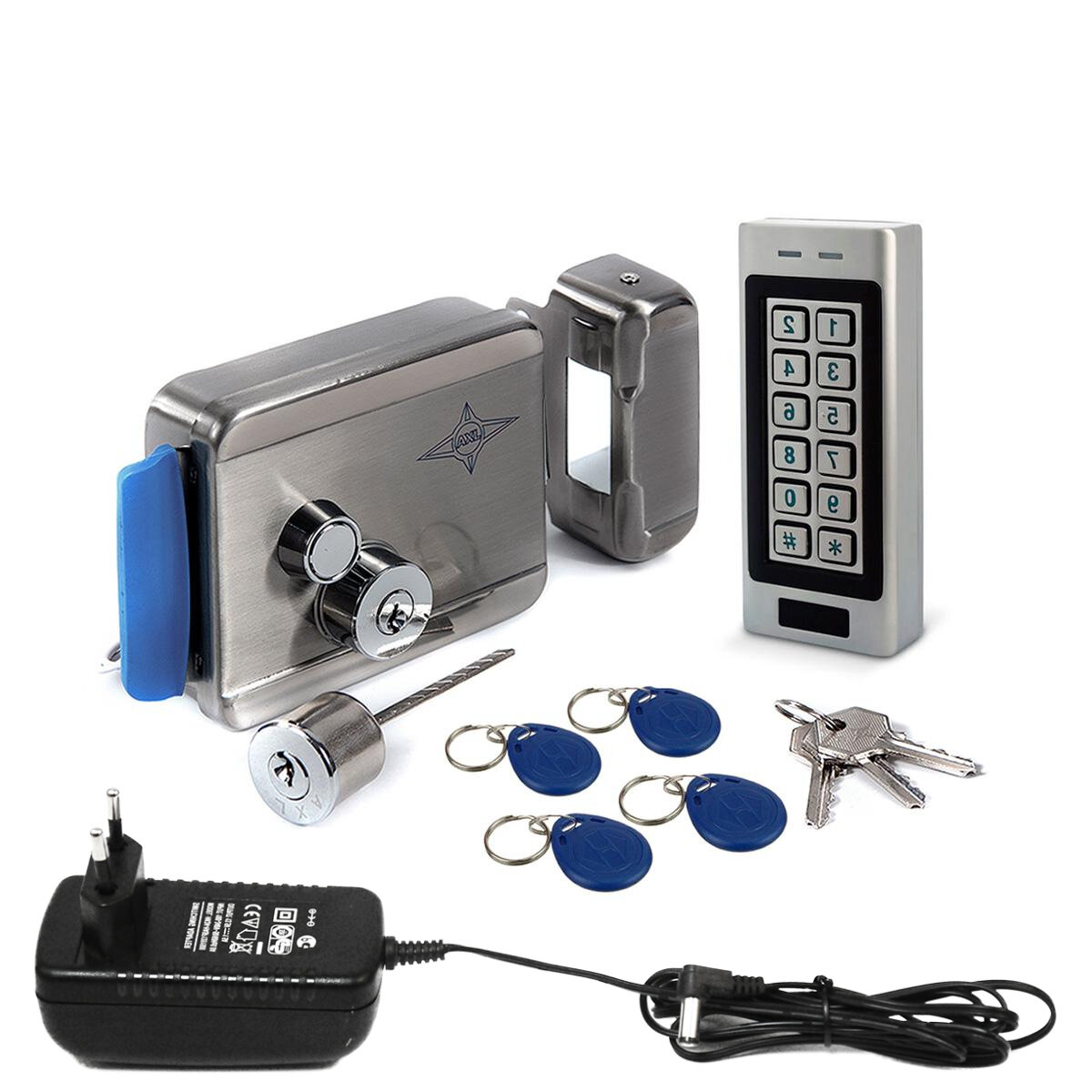 Лидер Lock Mod: сатурн (P32499LE) замок электромеханический с кодовой панелью для входной двери (электромеханический замок для частного дома)