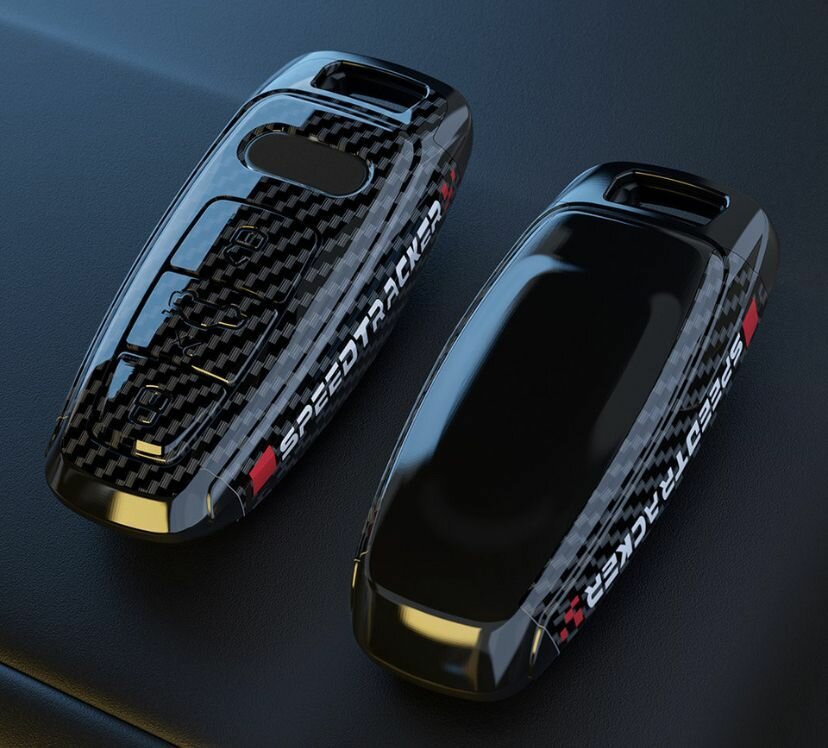 Чехол на ключ Audi / Ауди Carbon 2022